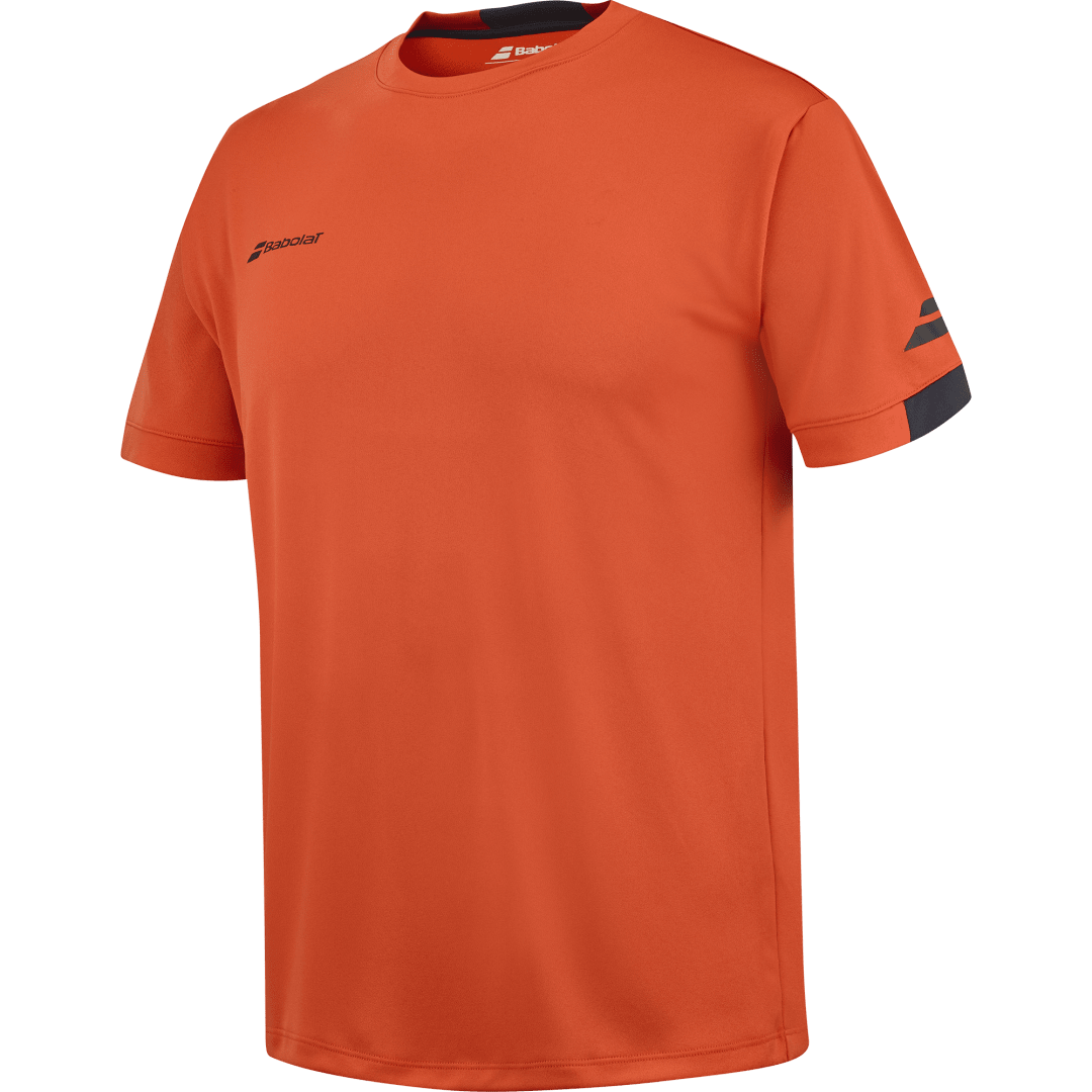 Play Crew Tee men Fiesta Red – Babolat India