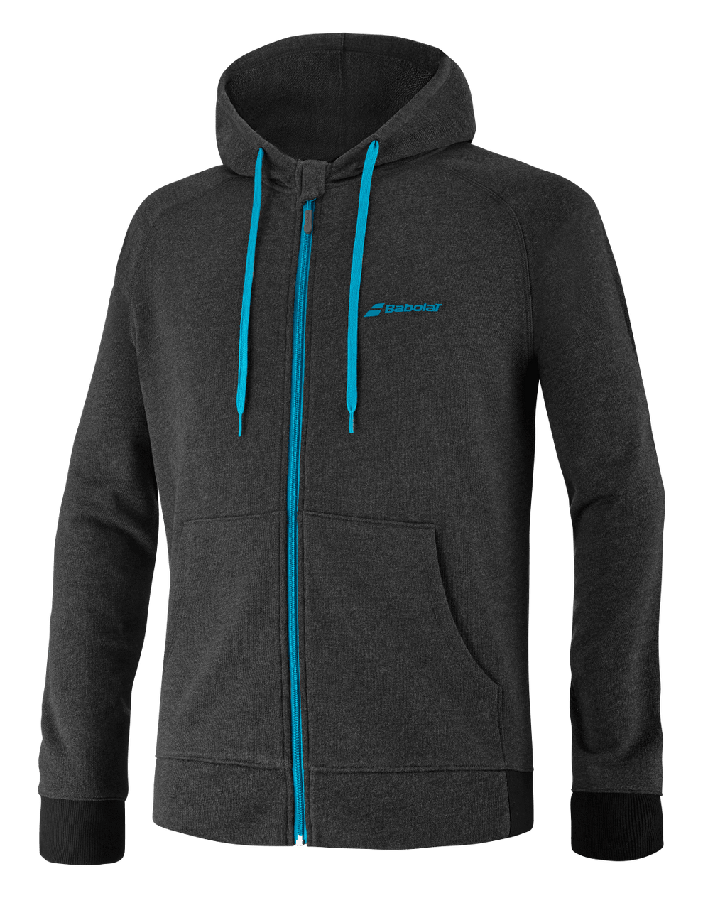 EXERCISE HOOD JACKET MEN BLACK HTHR – Babolat India